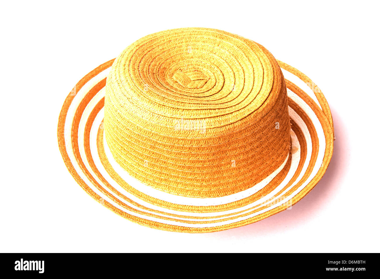 Summer thai straw hat Stock Photo - Alamy