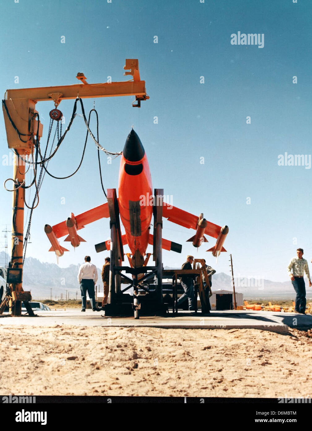 The Teledyne Ryan Firebee, a remotely piloted vehicle (RPV), was ...