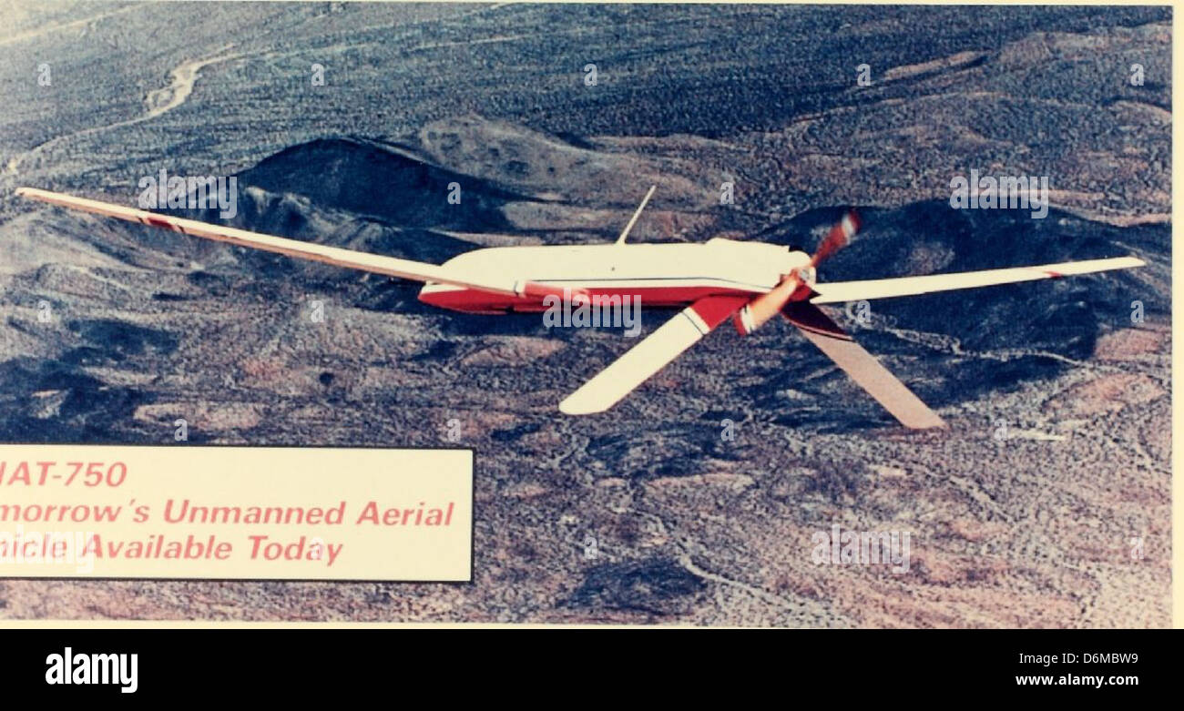 The Teledyne Ryan UAV Drone, including the Firebee and GNAT 750 models ...