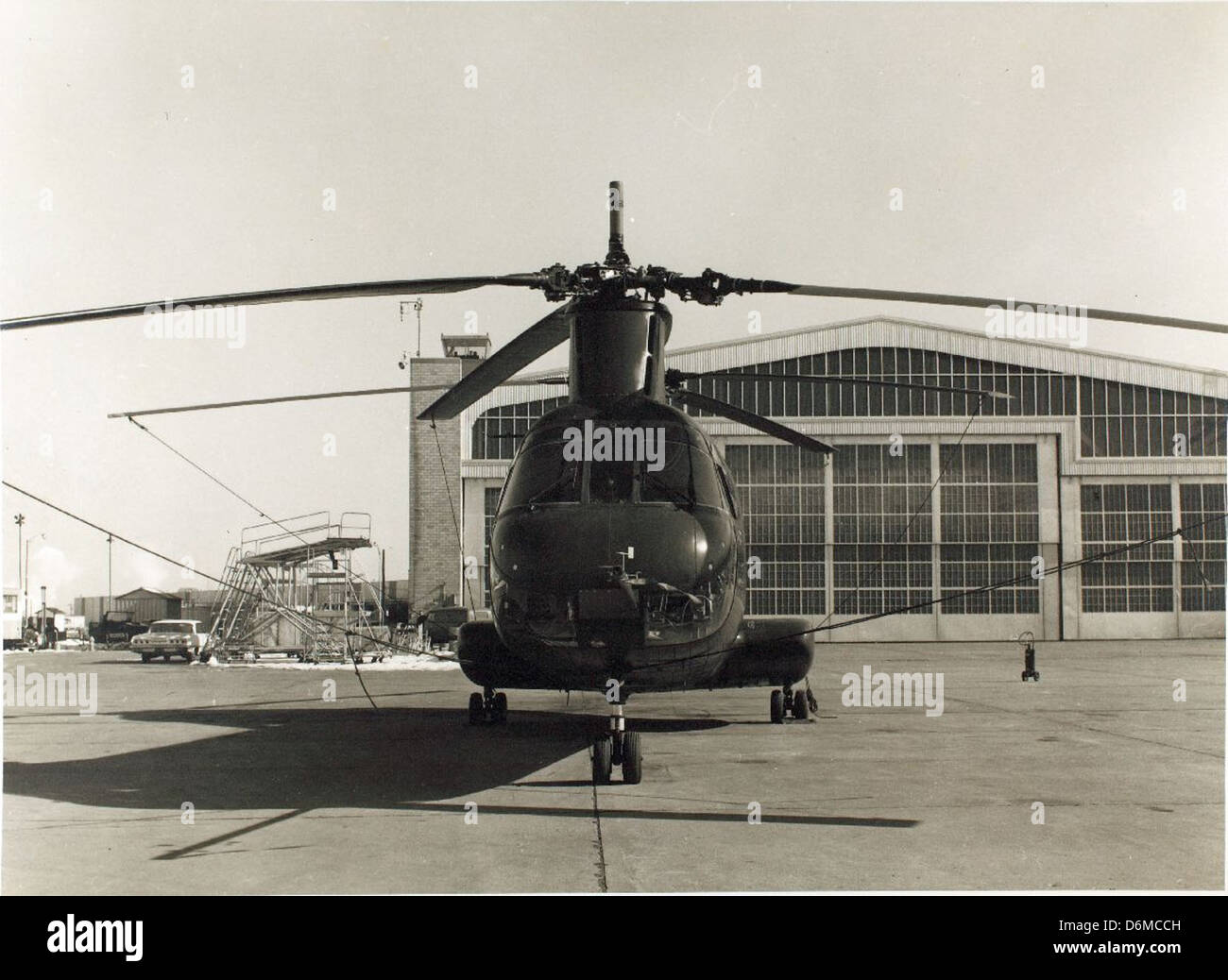 This image shows the flight test photographic lab at Boeing’s Vertol ...