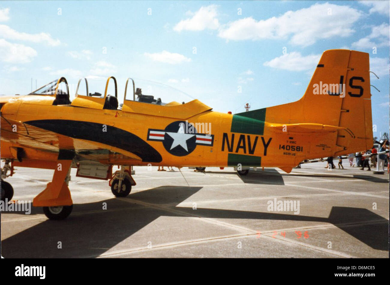 The Navy T-28C is a military trainer aircraft used by the U.S. Navy for ...