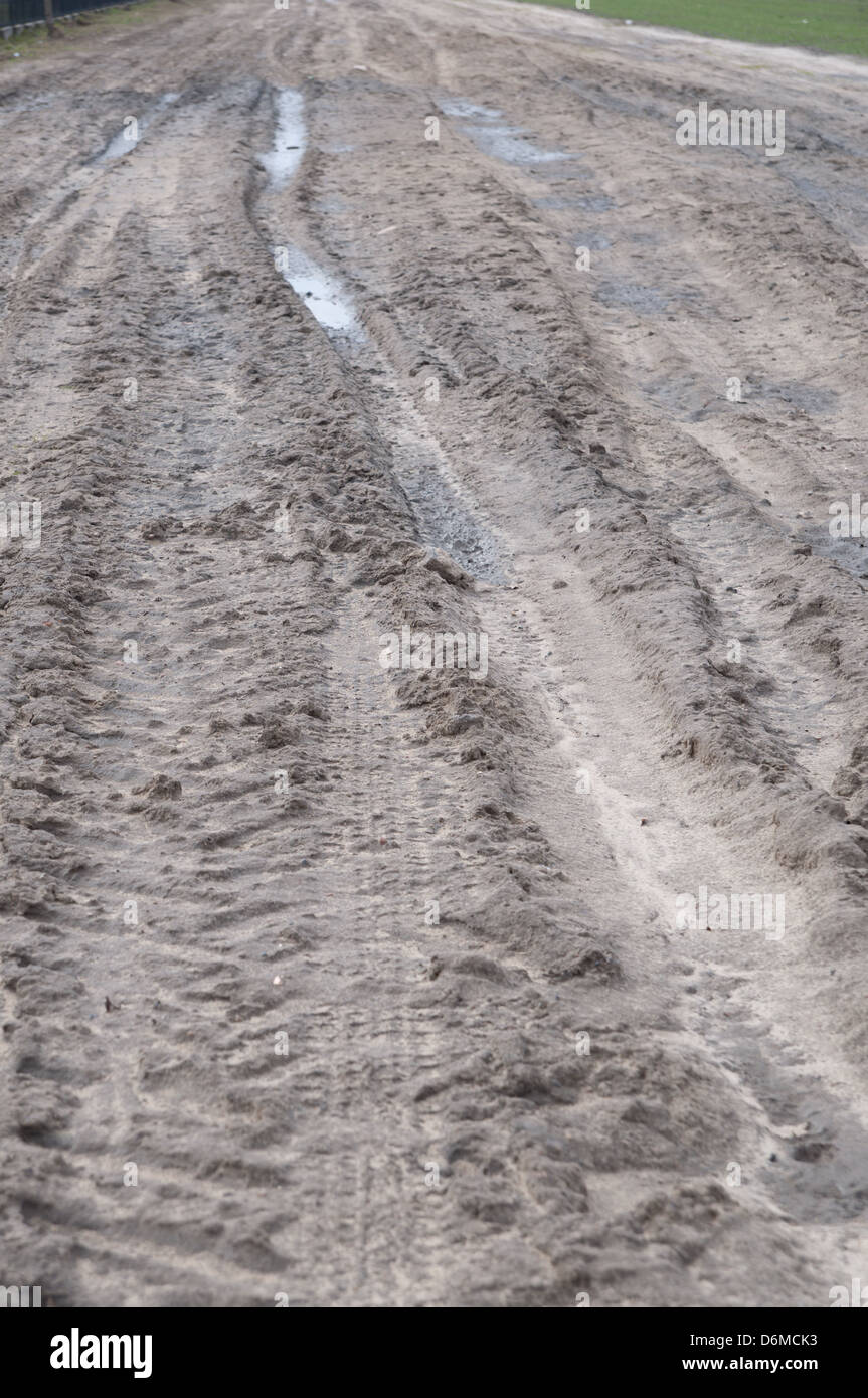mud field in Poland Stock Photo - Alamy