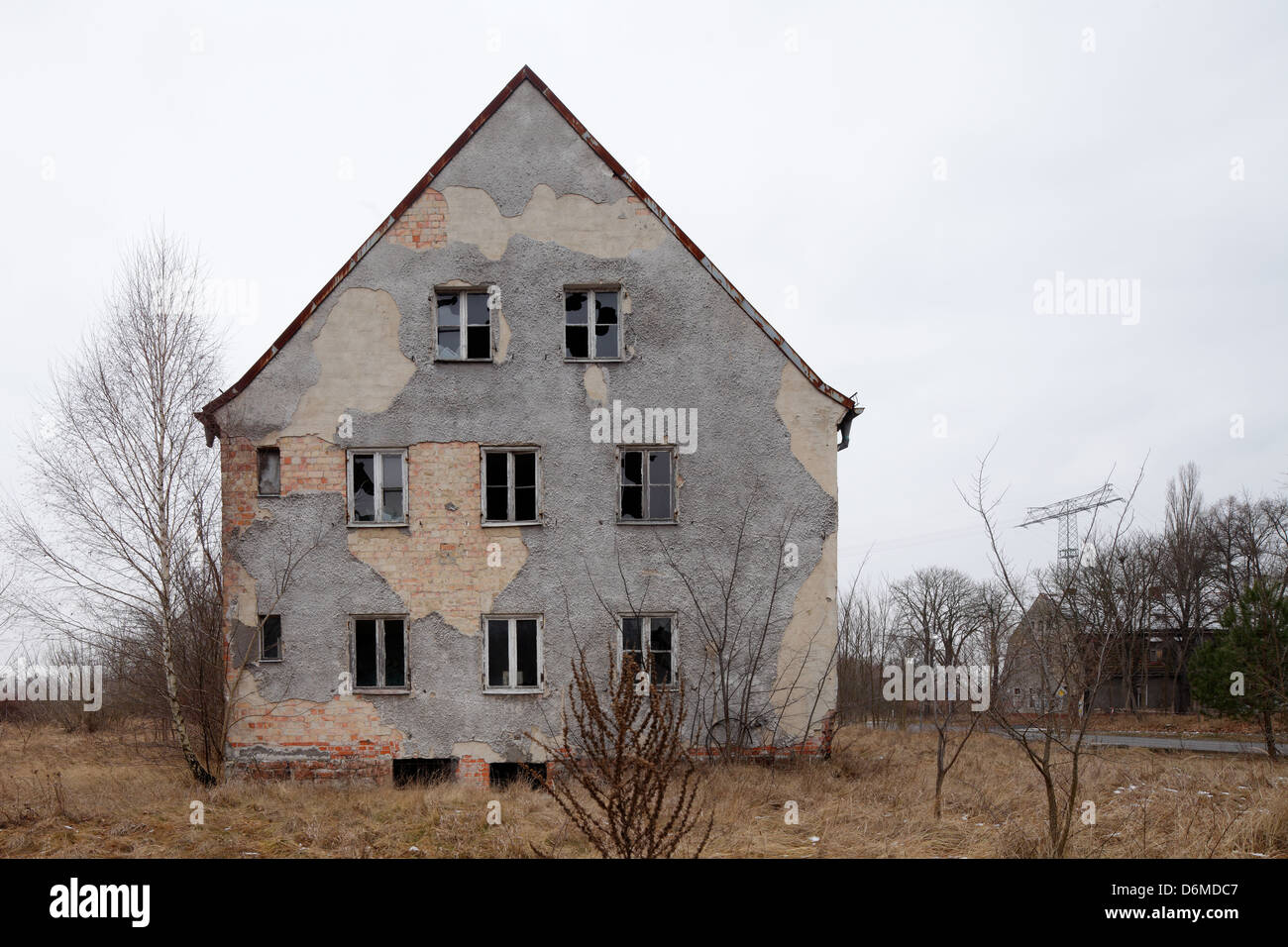 Zossen, Germany, abandoned buildings on the former Soviet Army ...