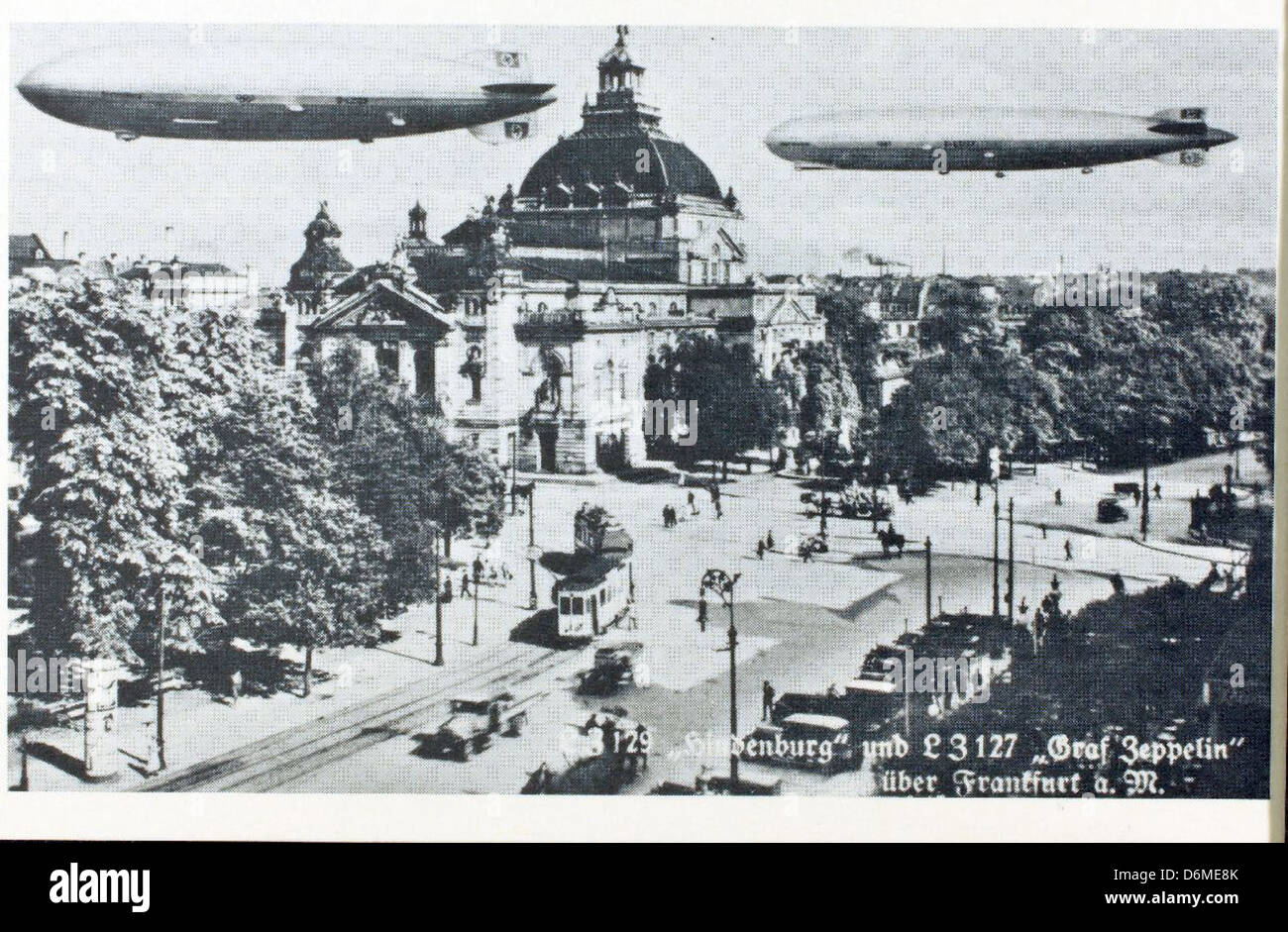 The graf zeppelin and the hindenburg hi-res stock photography and ...