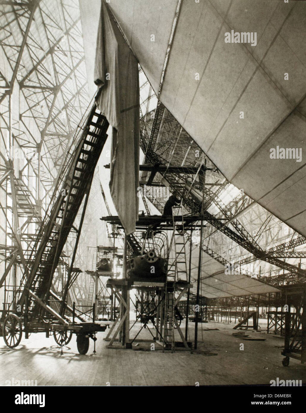 The Zeppelin is a type of rigid airship that was first developed in the ...