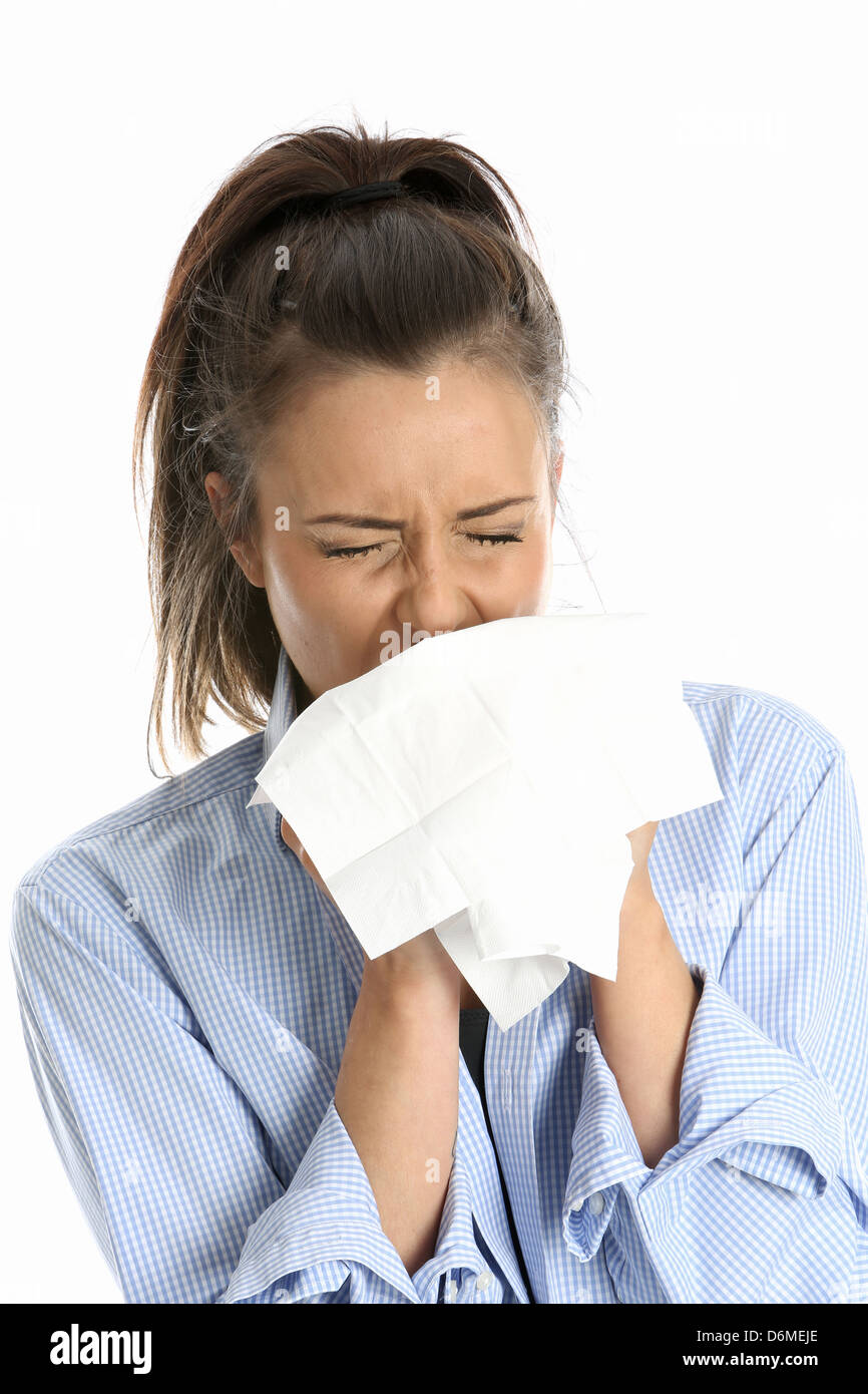 Sneezing fit hi-res stock photography and images - Alamy