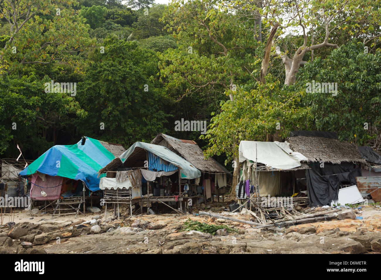 Slums on bay shore in hi-res stock photography and images - Alamy