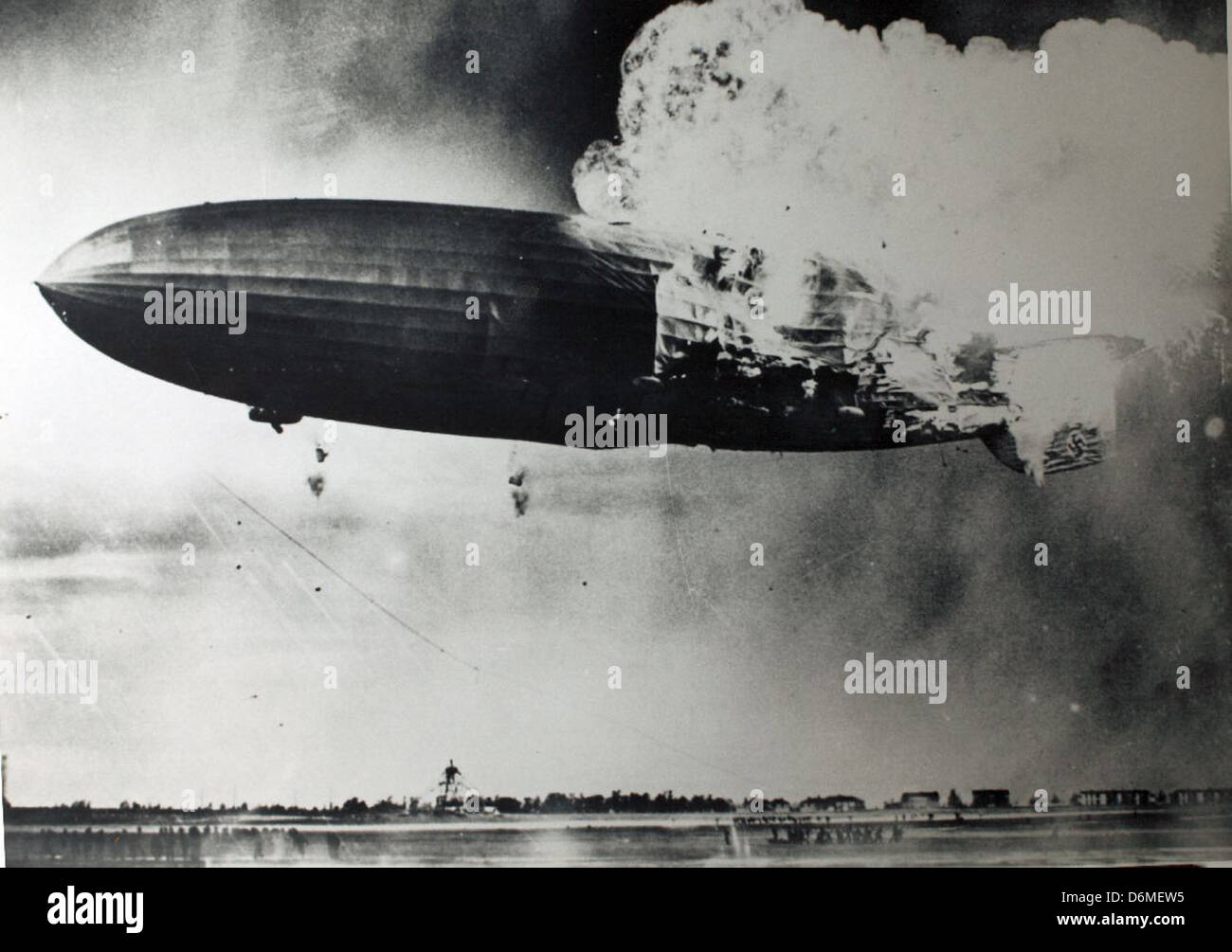 The Zeppelin Hindenburg was a German rigid airship, famously known for ...