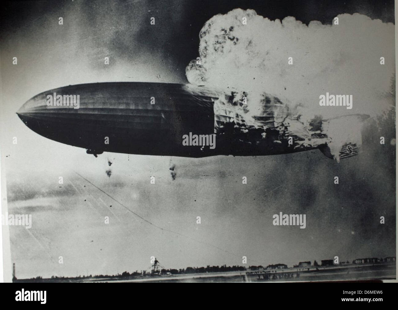 The Zeppelin Hindenburg, a German rigid airship, became infamous after ...