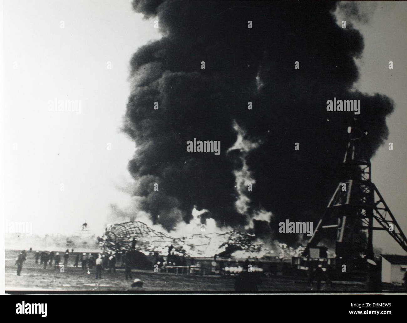 The Zeppelin Hindenburg was a German rigid airship famously known for ...