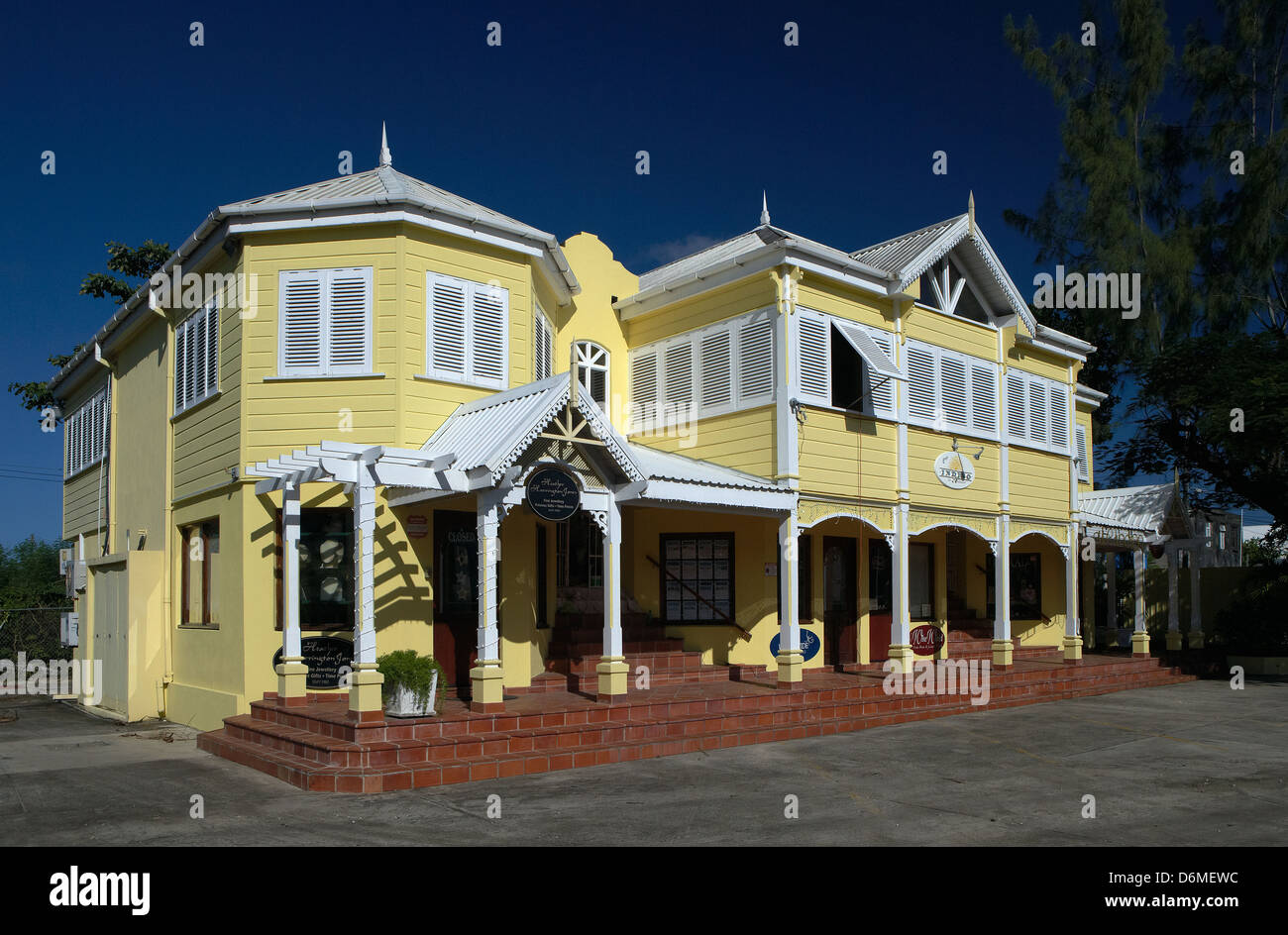 Holetown, Barbados, a magnificent historic building in the center of ...