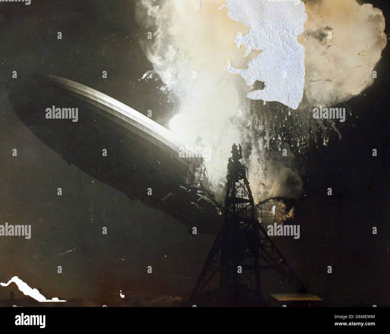 The Hindenburg was a German passenger airship that tragically caught ...