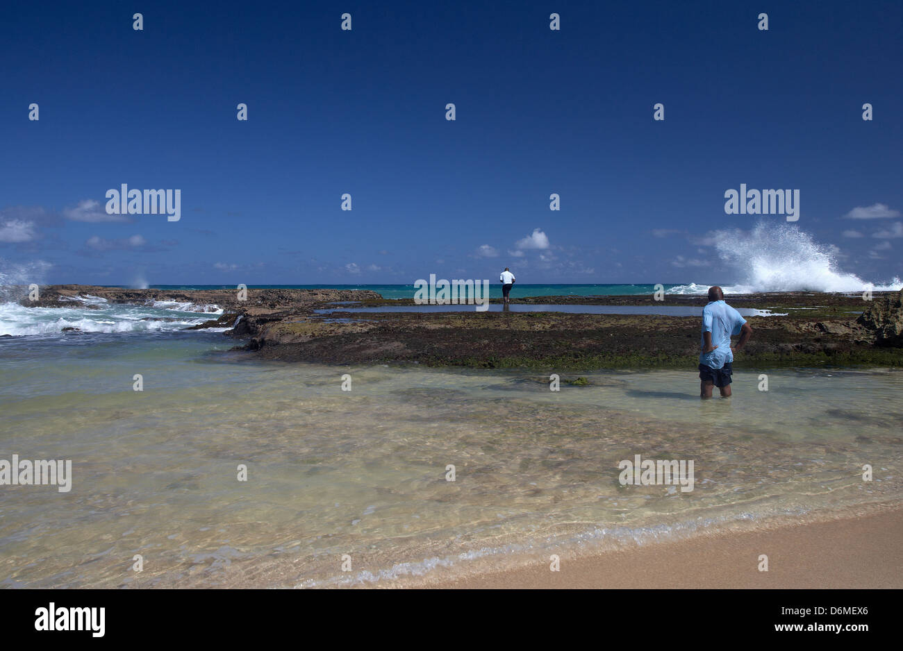 Pie Corner, Barbados, the Little Bay in the north east of Barbados ...