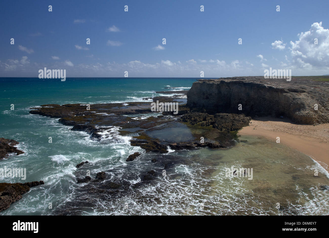 Pie Corner, Barbados, the Little Bay in the north east of Barbados ...