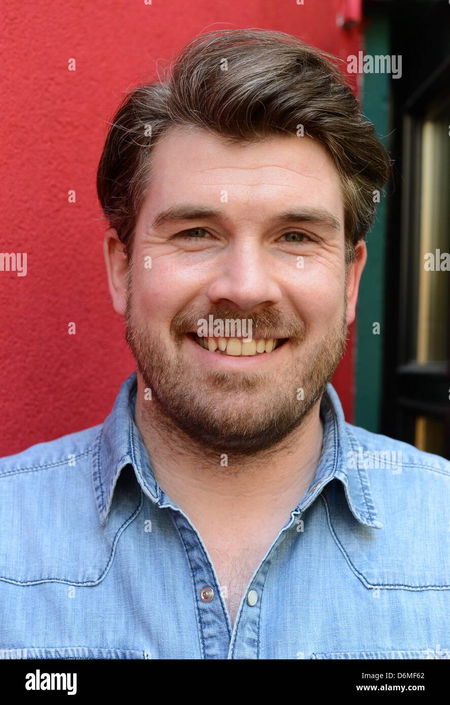 Bar owner and inn keeper of 'Thomas Henry"' , Sebastian Brack, stand in ...