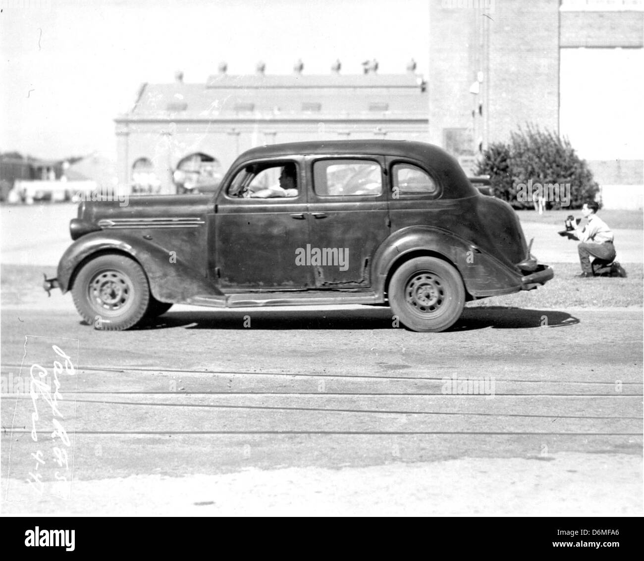 This photograph from the Robert Pavey Collection captures a Plymouth P5 ...