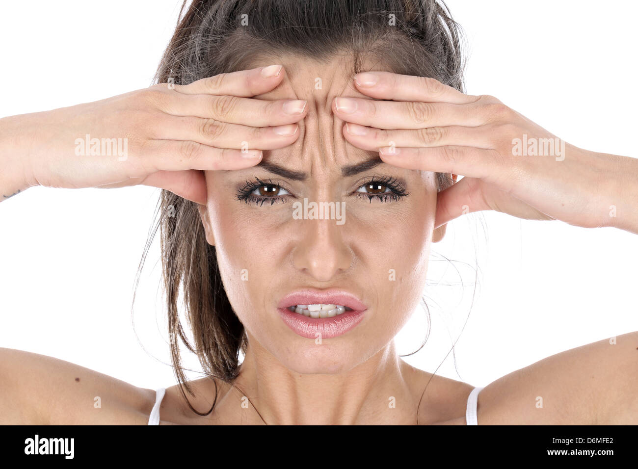 Angry headache hi-res stock photography and images - Alamy