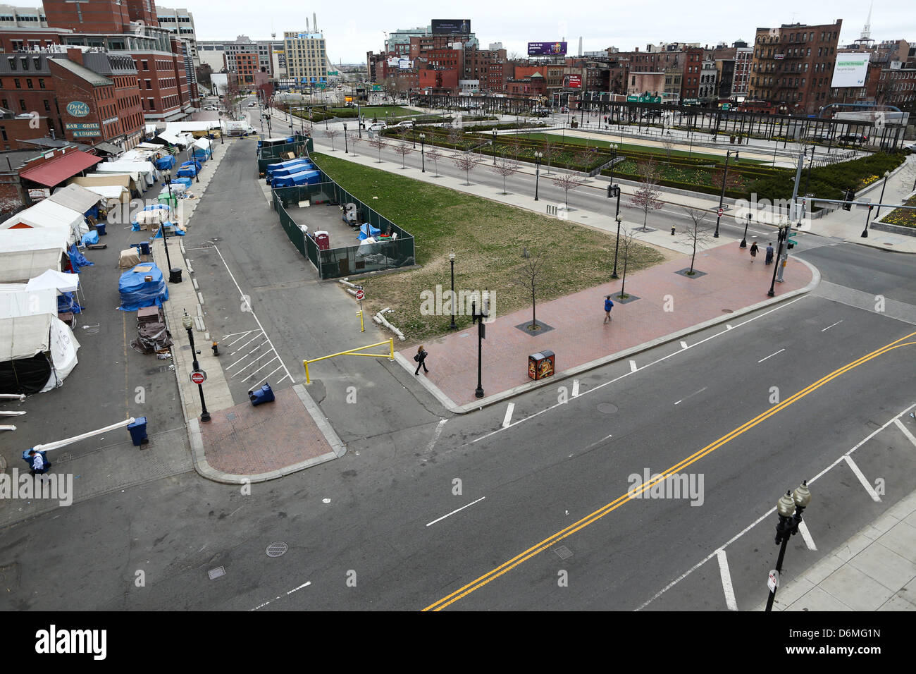 Empty boston streets hi-res stock photography and images - Alamy