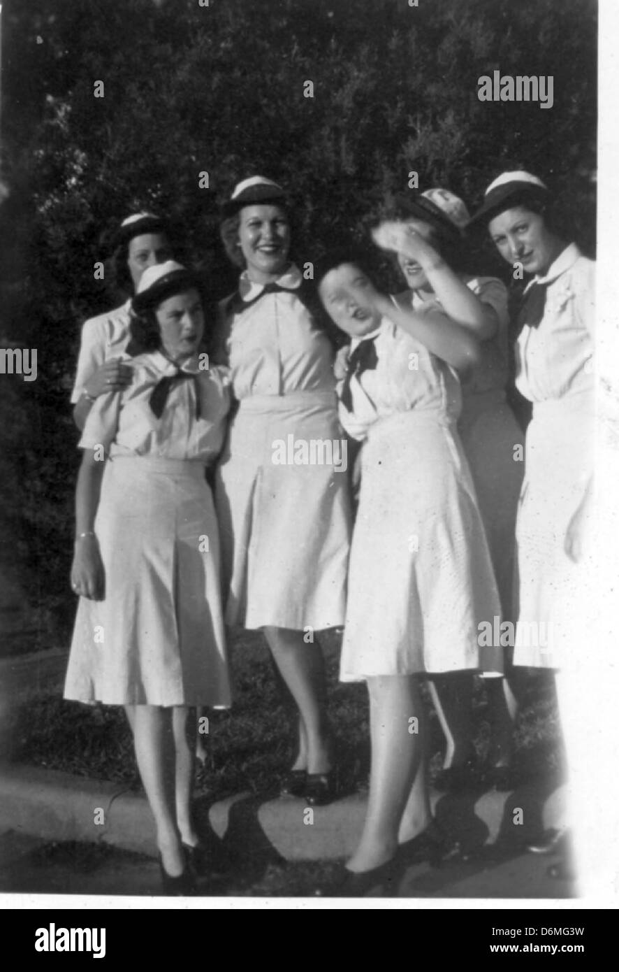 Zilda DeCarlo, alongside friends, captures a moment with Navy Waves ...