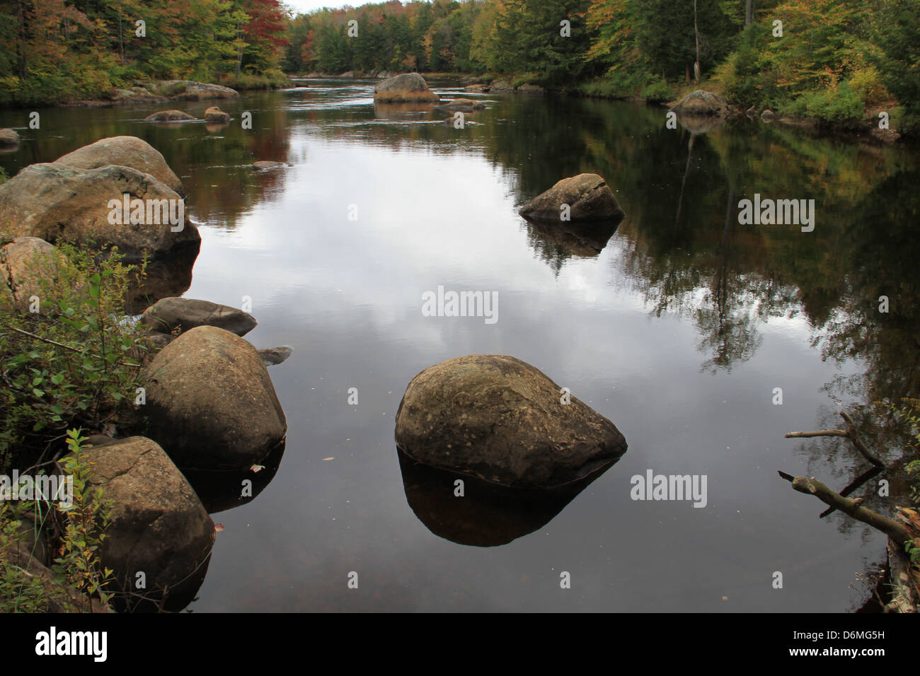 Adirondack state park river hi-res stock photography and images - Alamy