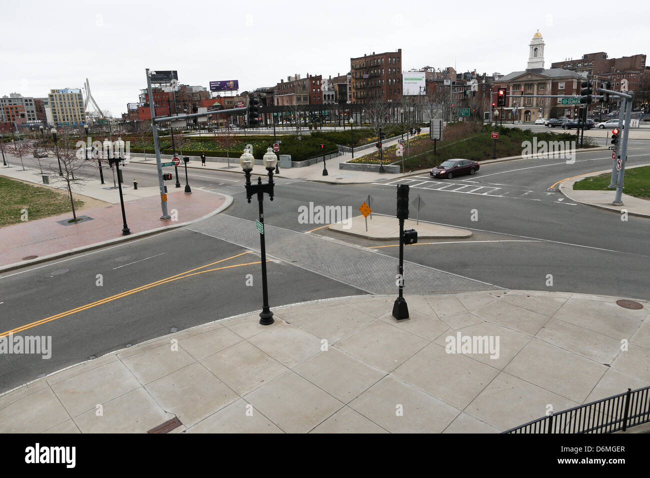 Empty boston streets hi-res stock photography and images - Alamy