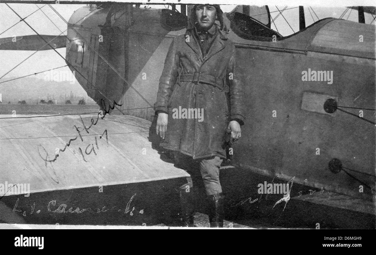 This historical photograph from 1917 features Jim Hester posing with an ...