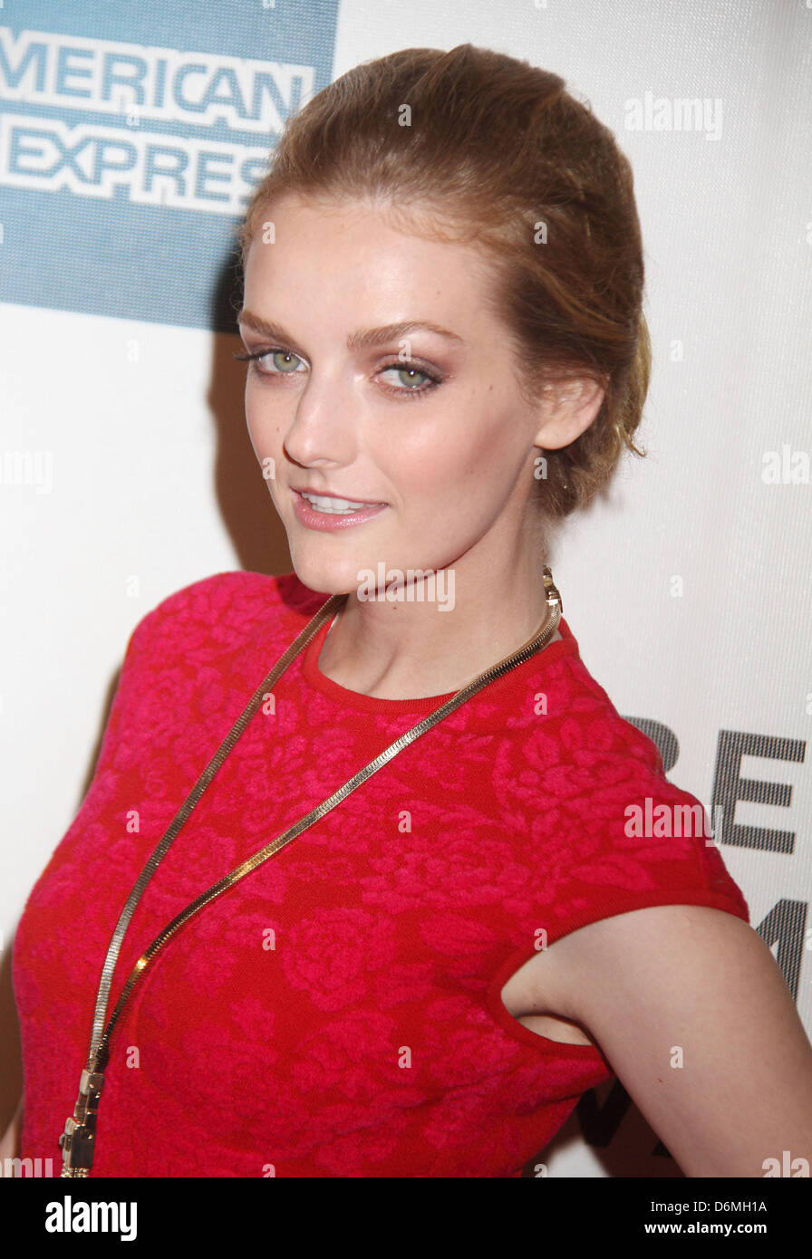 New York, New York, USA. 19th April, 2013. Model LYDIA HEARST attends ...