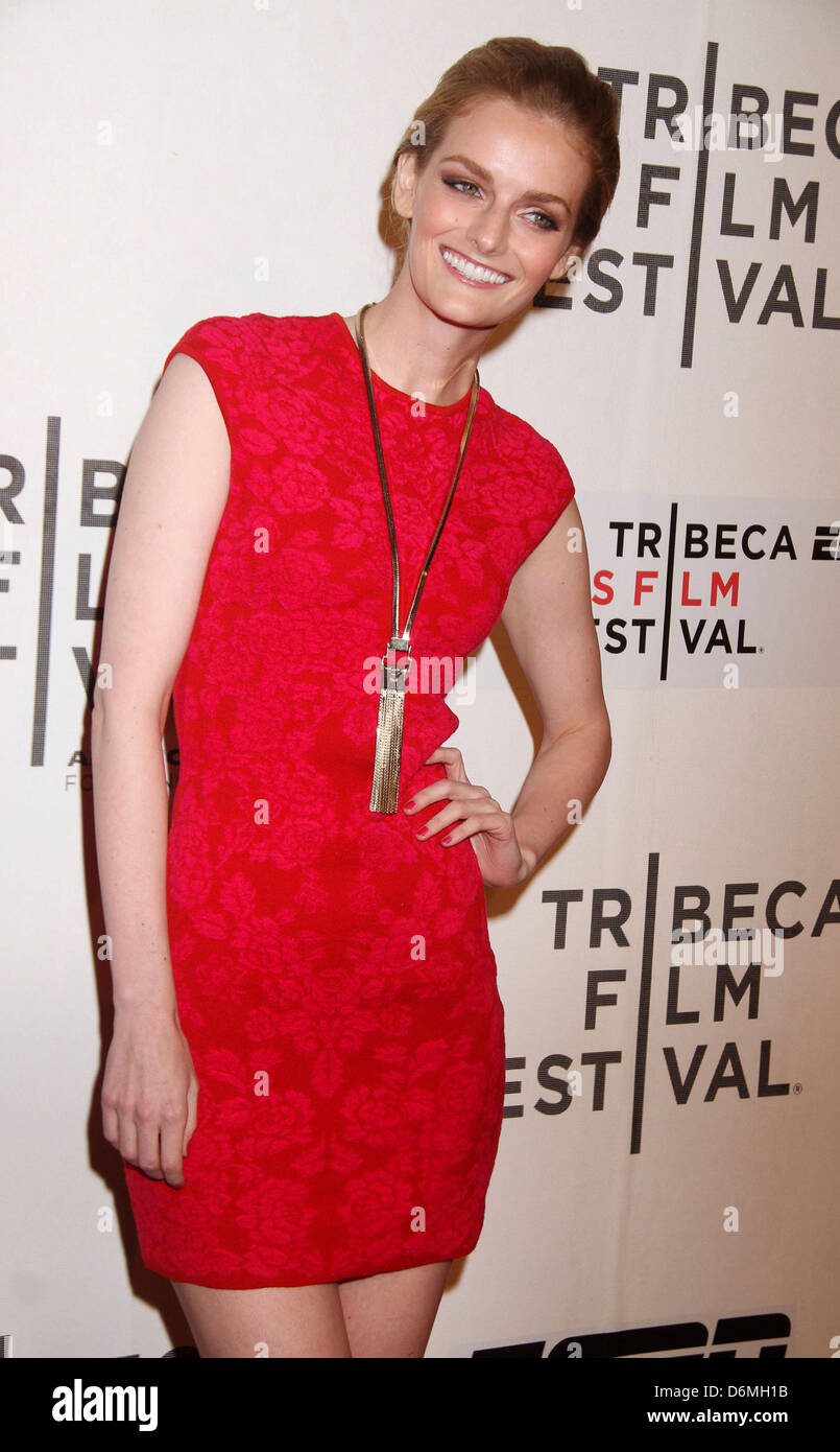 New York, New York, USA. 19th April, 2013. Model LYDIA HEARST attends ...