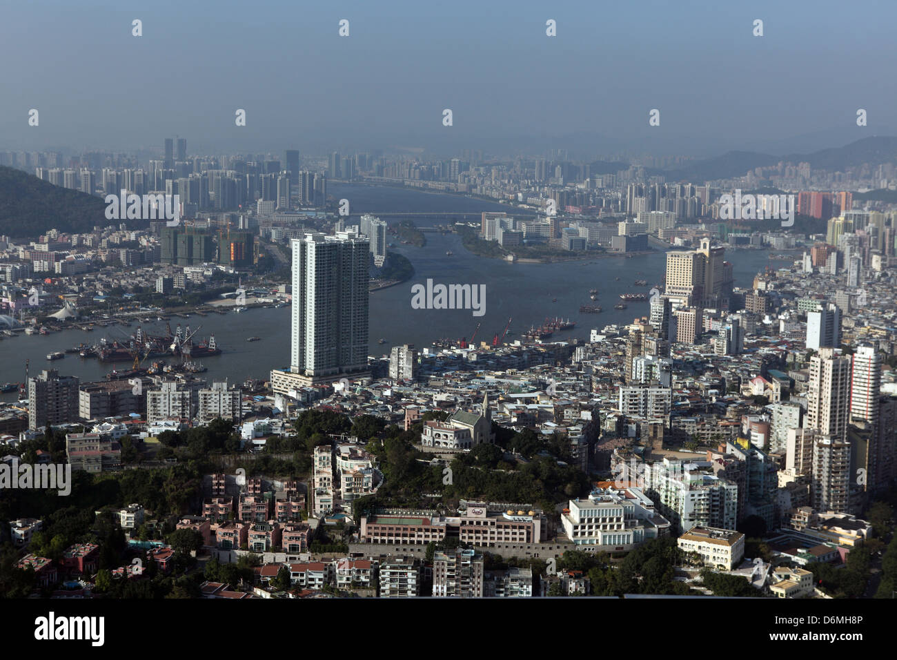 Macau, China, city view from Macau Tower from Stock Photo - Alamy
