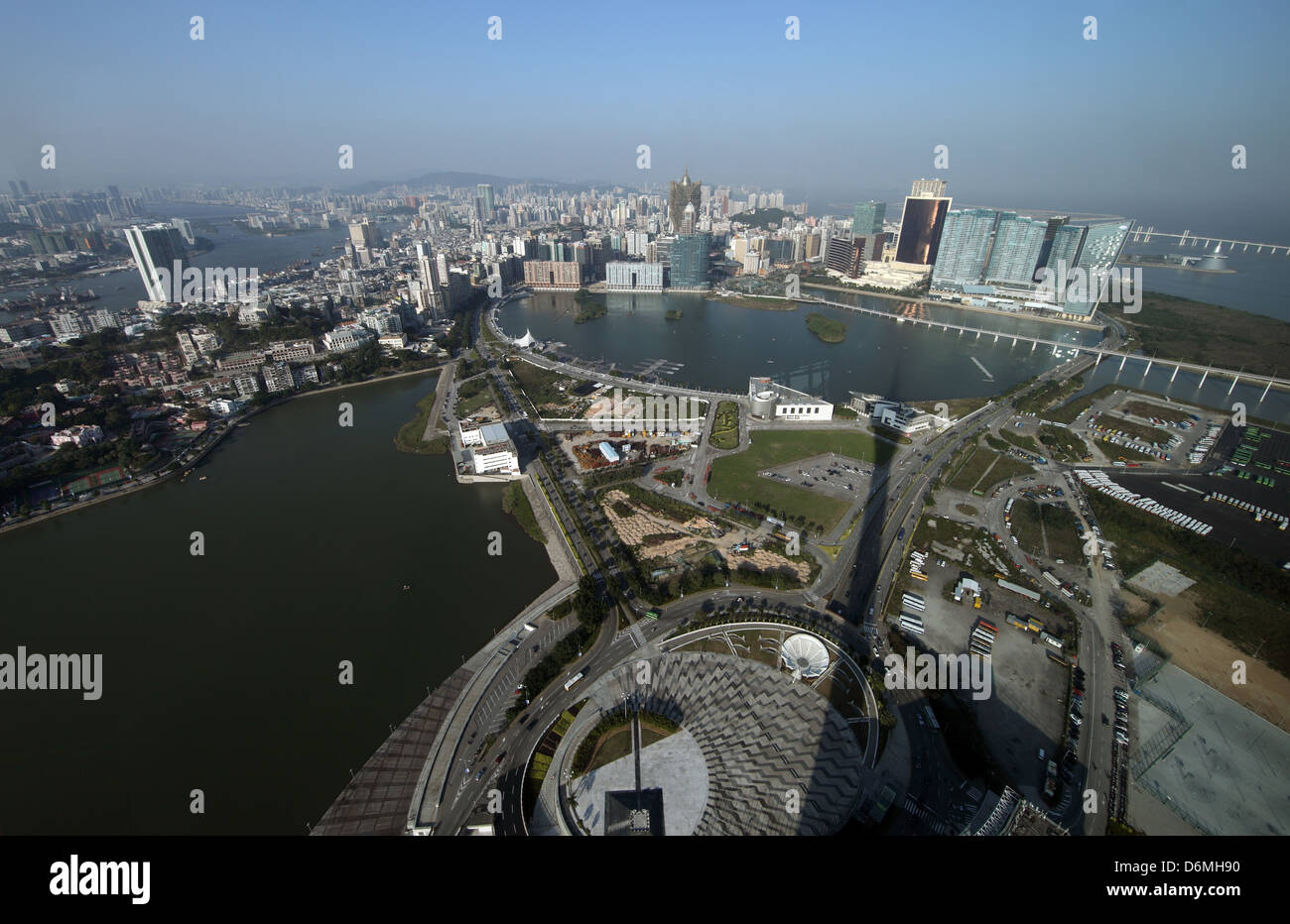 Macau, China, city view from Macau Tower from Stock Photo - Alamy