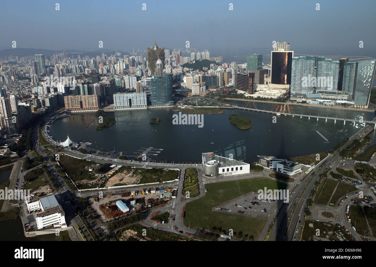 Macau, China, city view from Macau Tower from Stock Photo - Alamy