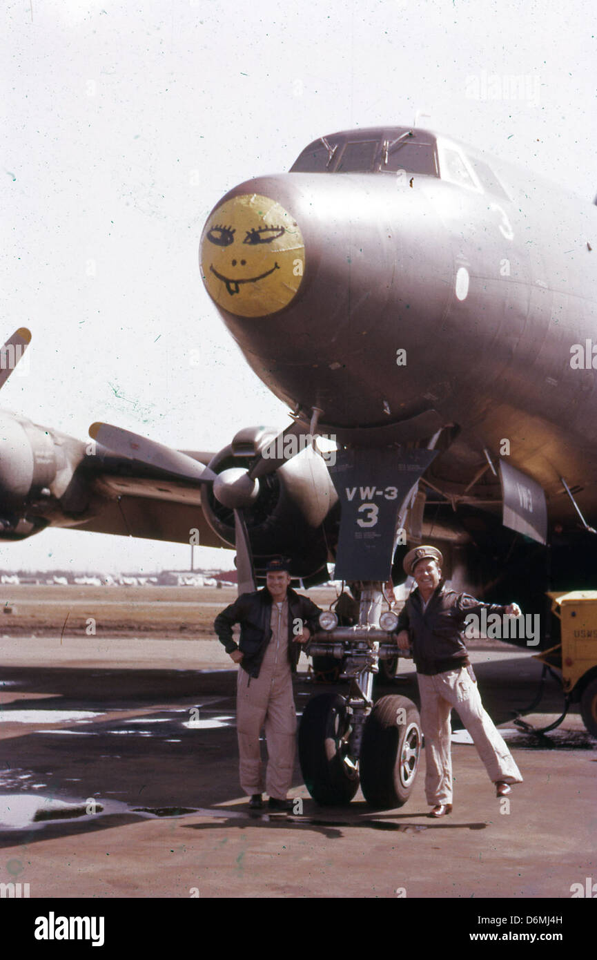This image from December 1959 depicts aircraft WV-2, VW-3, and PM-3 at ...