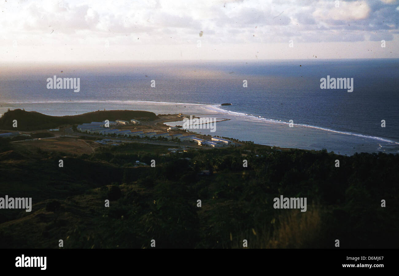 This photograph from December 1959 shows NAS Agana in Asan Point, Guam ...