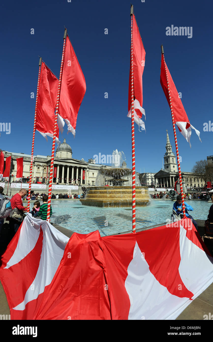 English flags celebration st hi-res stock photography and images - Alamy