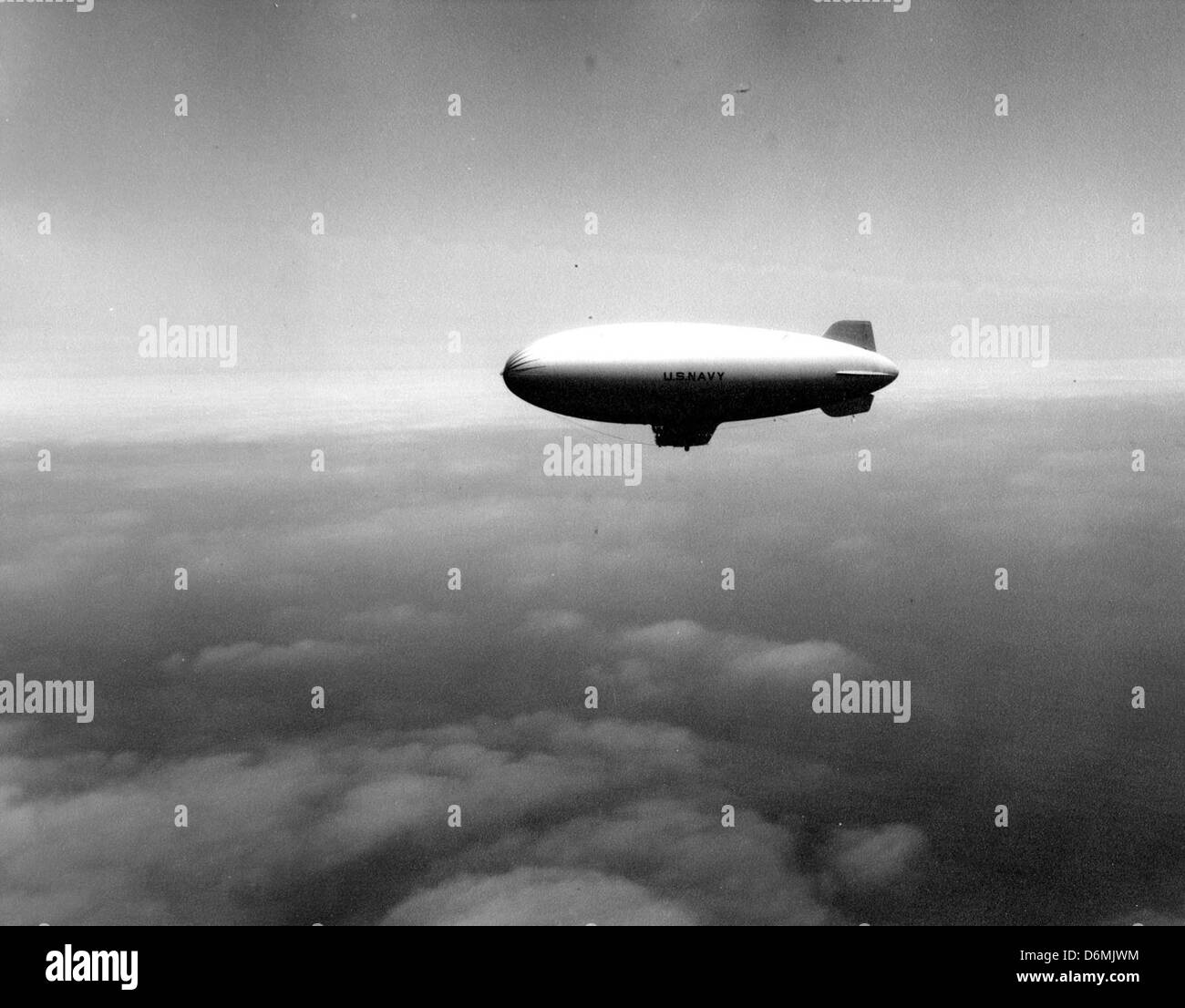 This image features a Goodyear K-class LTA (Lighter-than-Air) aircraft ...