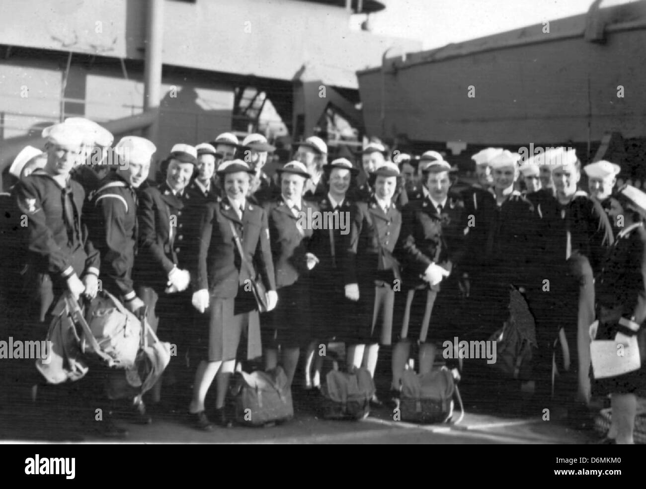 This photo captures the voyage to Hawaii aboard the USS Braxton (APA ...