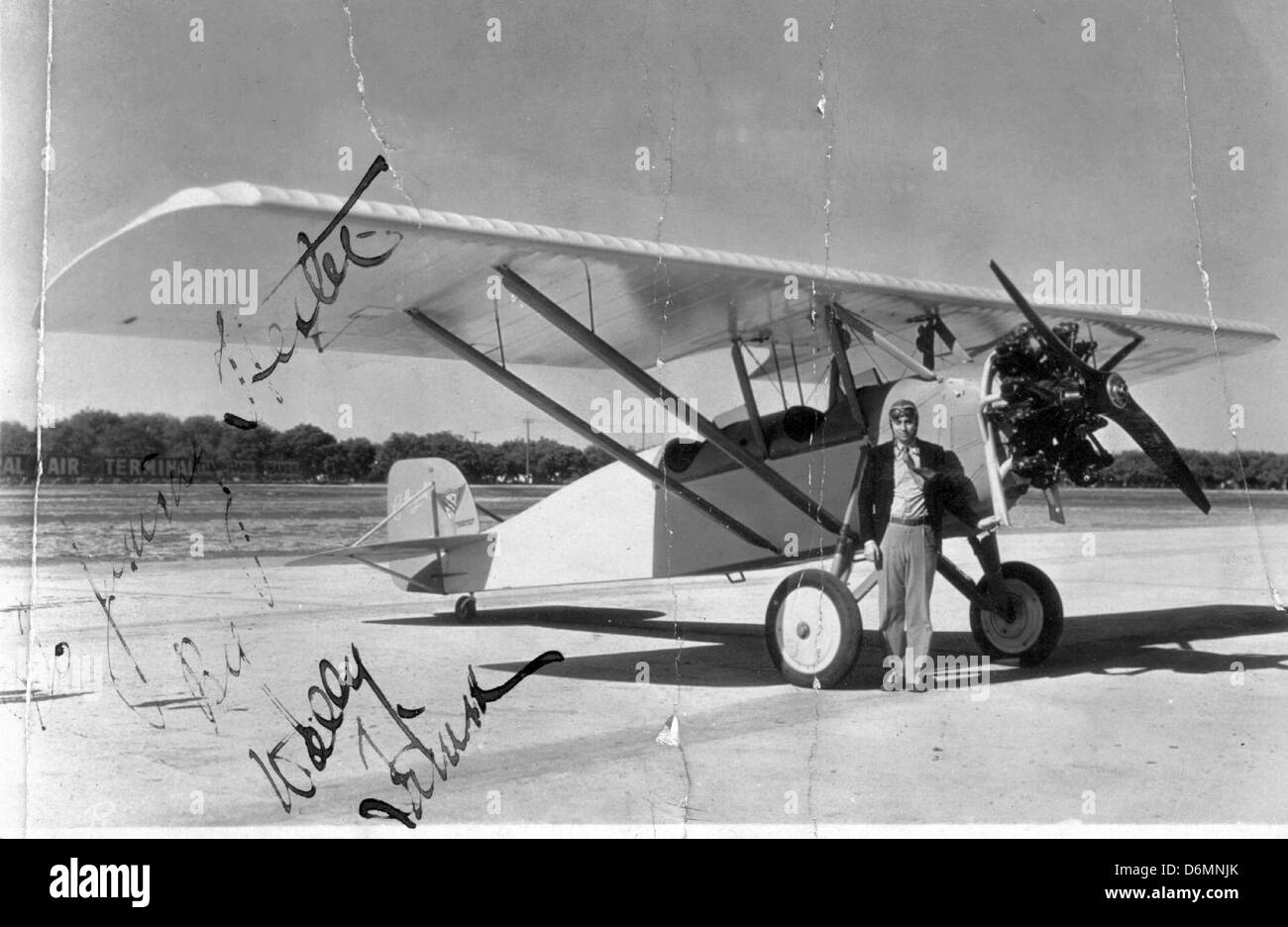 Wally Timm is pictured with a Timm M-150 Collegiate, a light, sporty ...