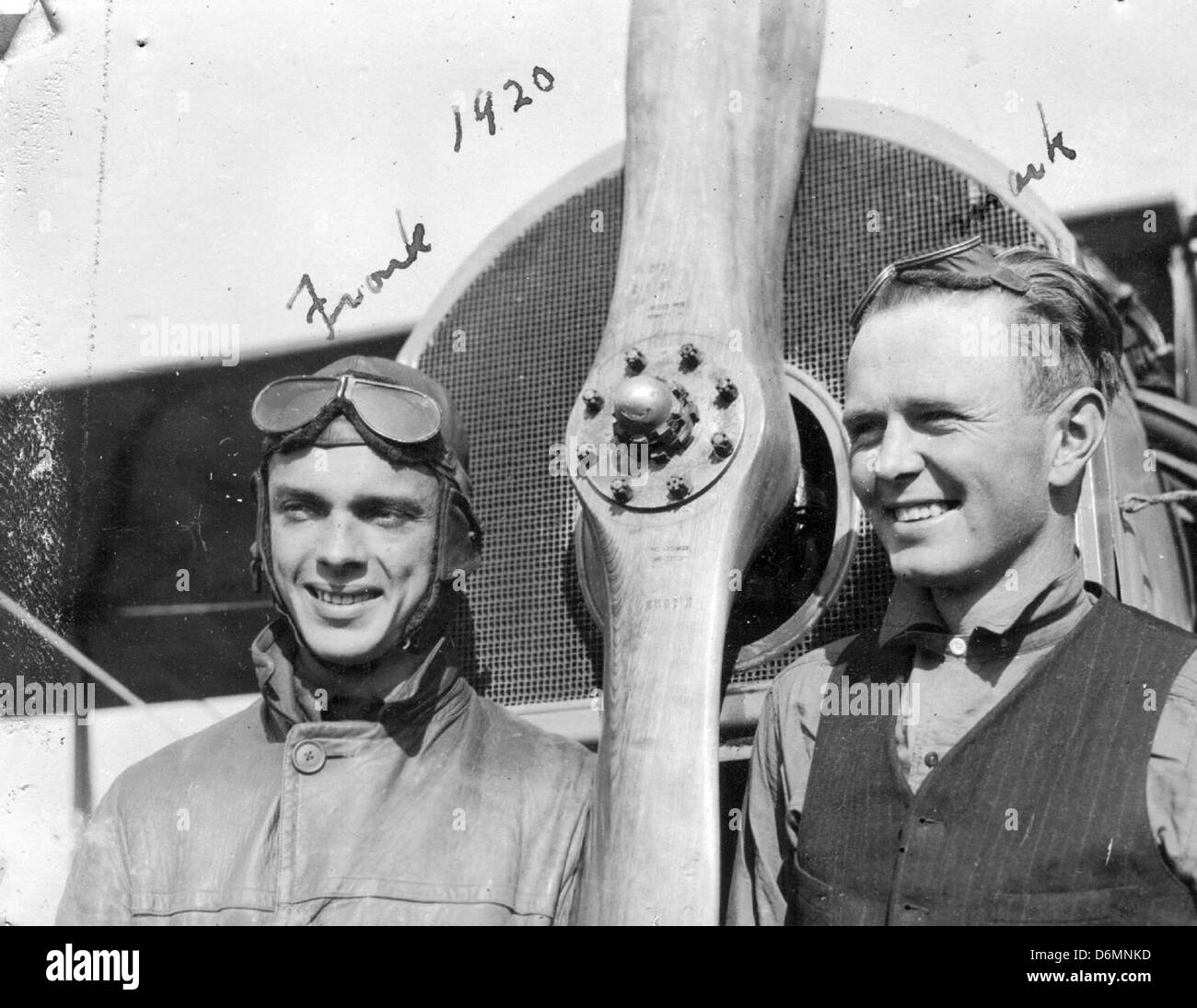 This photo from 1920 shows Mark Campbell and Frank Clark, two notable ...