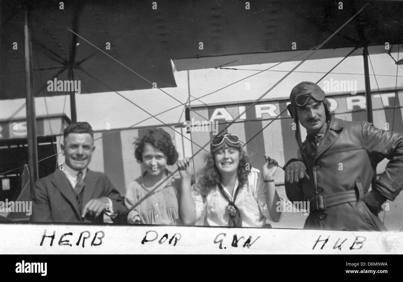 A photo featuring Herb, Ann, Por, and Hub, with Jim Hester present ...