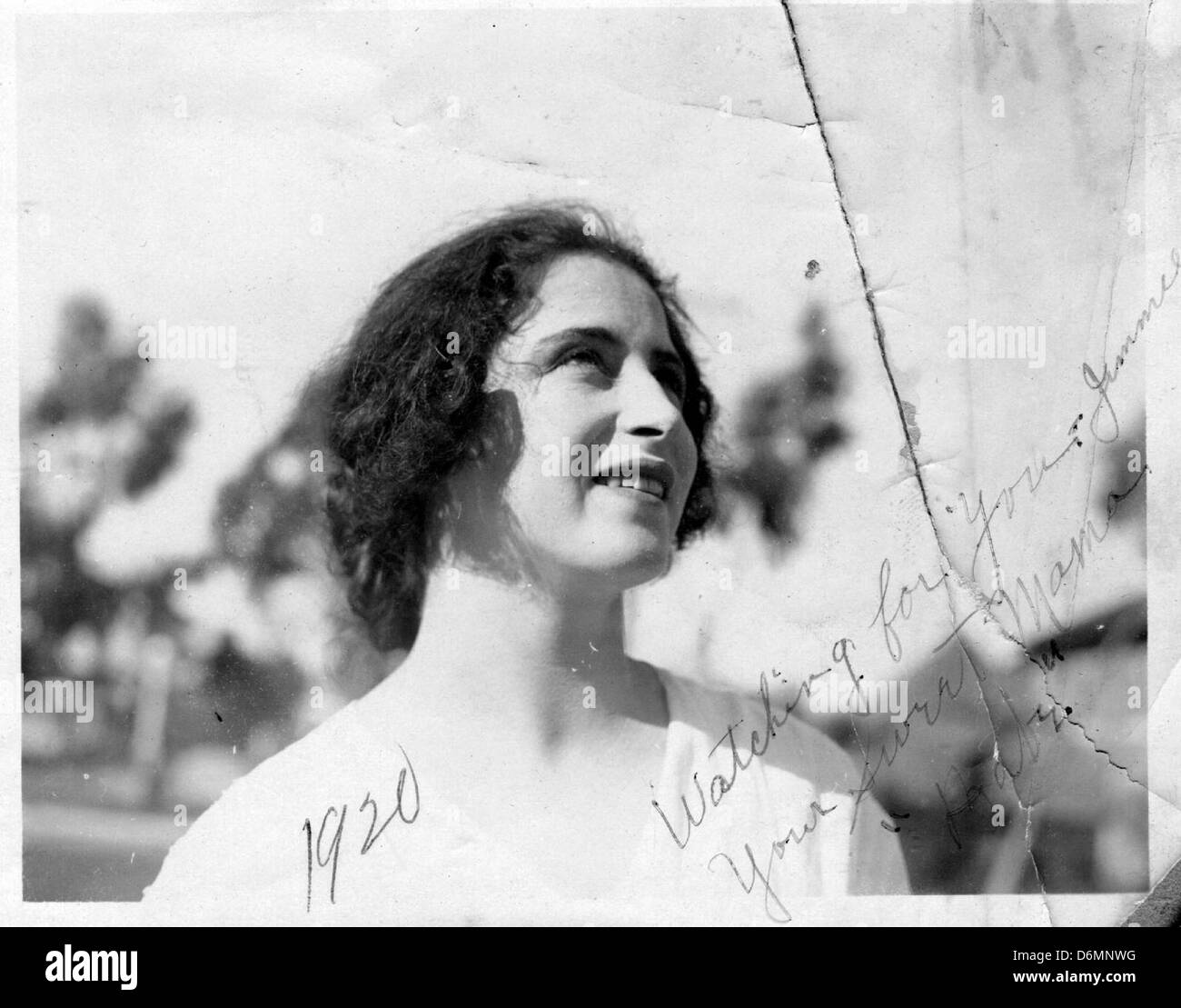 This photograph features Babe Kalishek in Venice, California, with an ...