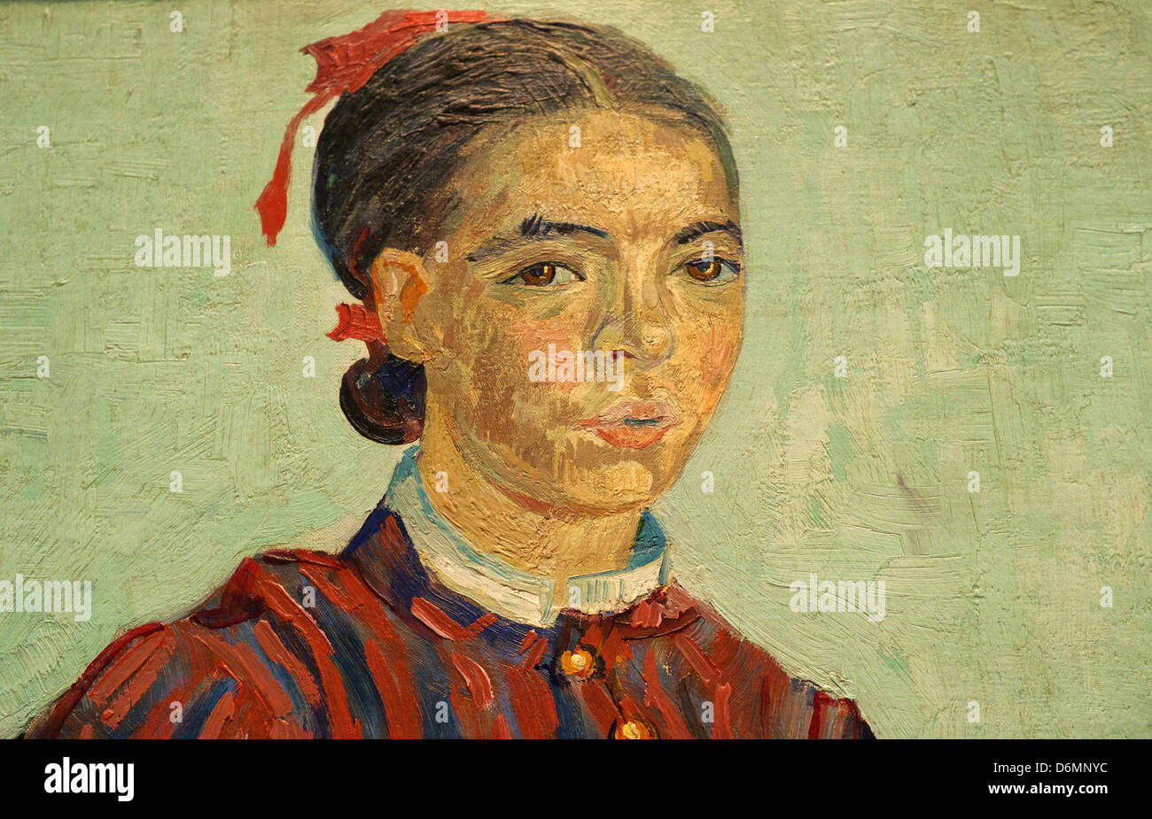 Closeup of La Mousme by Vincent Van Gogh Stock Photo - Alamy