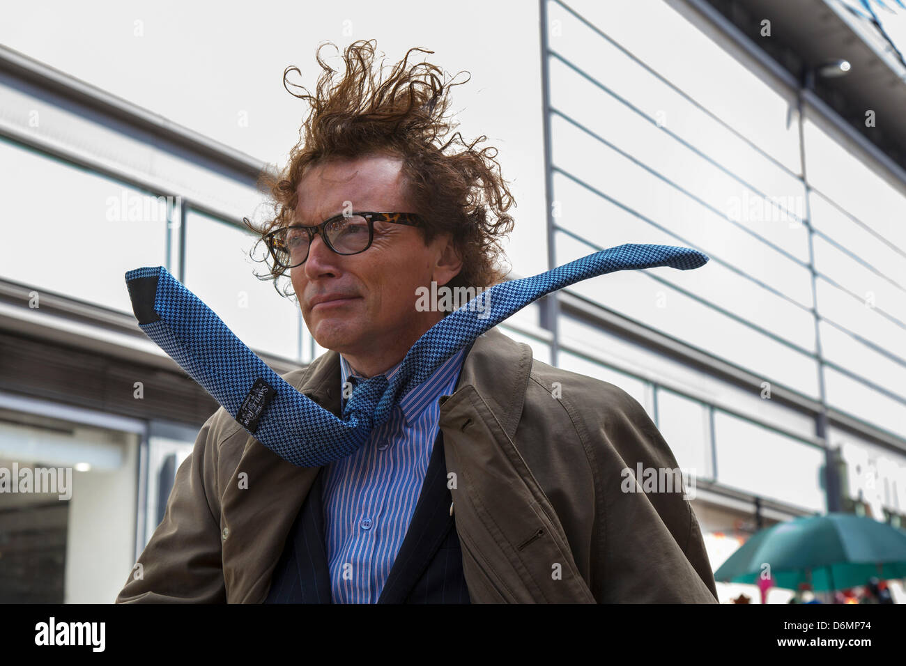 Manchester Weekend 19th, 20th & 21st April, 2013. "Windswept Man" at ...