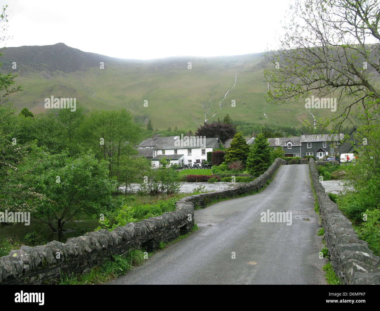 Lake district spring village hi-res stock photography and images - Alamy