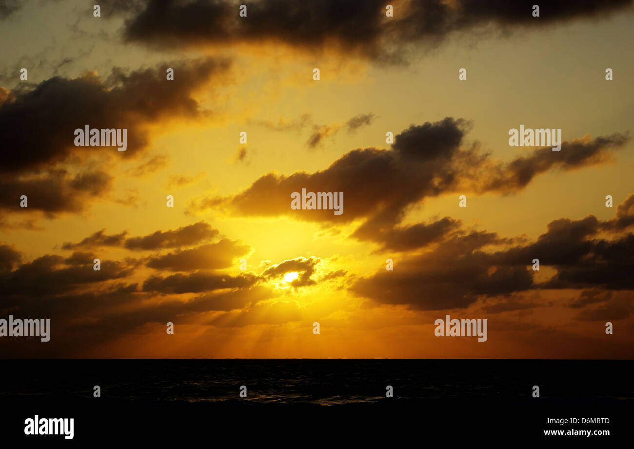 Sunrise in Miami Beach, Florida Stock Photo - Alamy