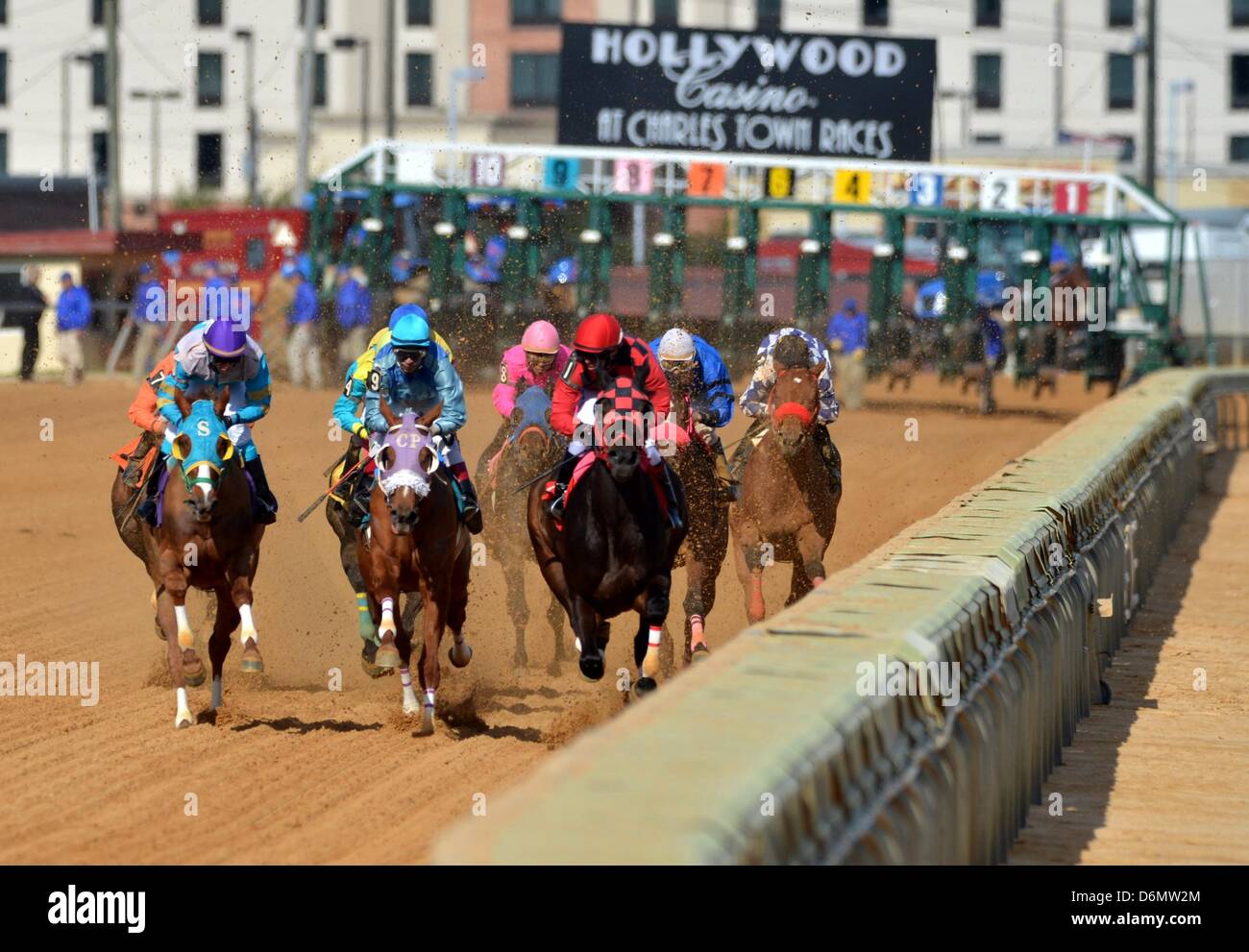 April 13, 2013 - Charles Town, West Virginia, U.S. - Scenes from ...