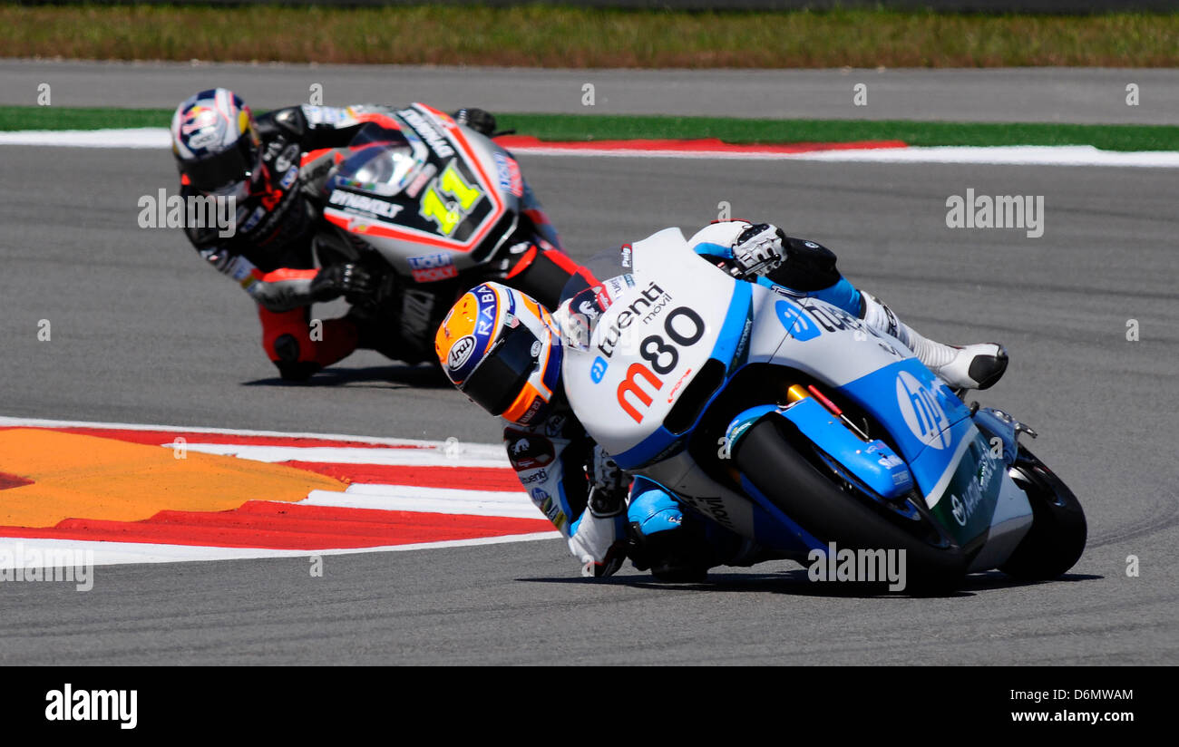 Austin, Texas, USA. 20th April, 2013. ESTEVE RABAT (80) during the ...