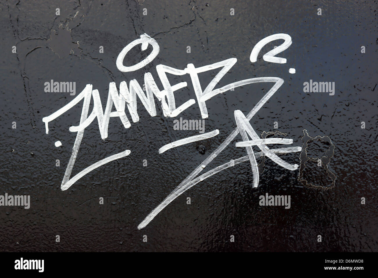 The Name Mark In Graffiti