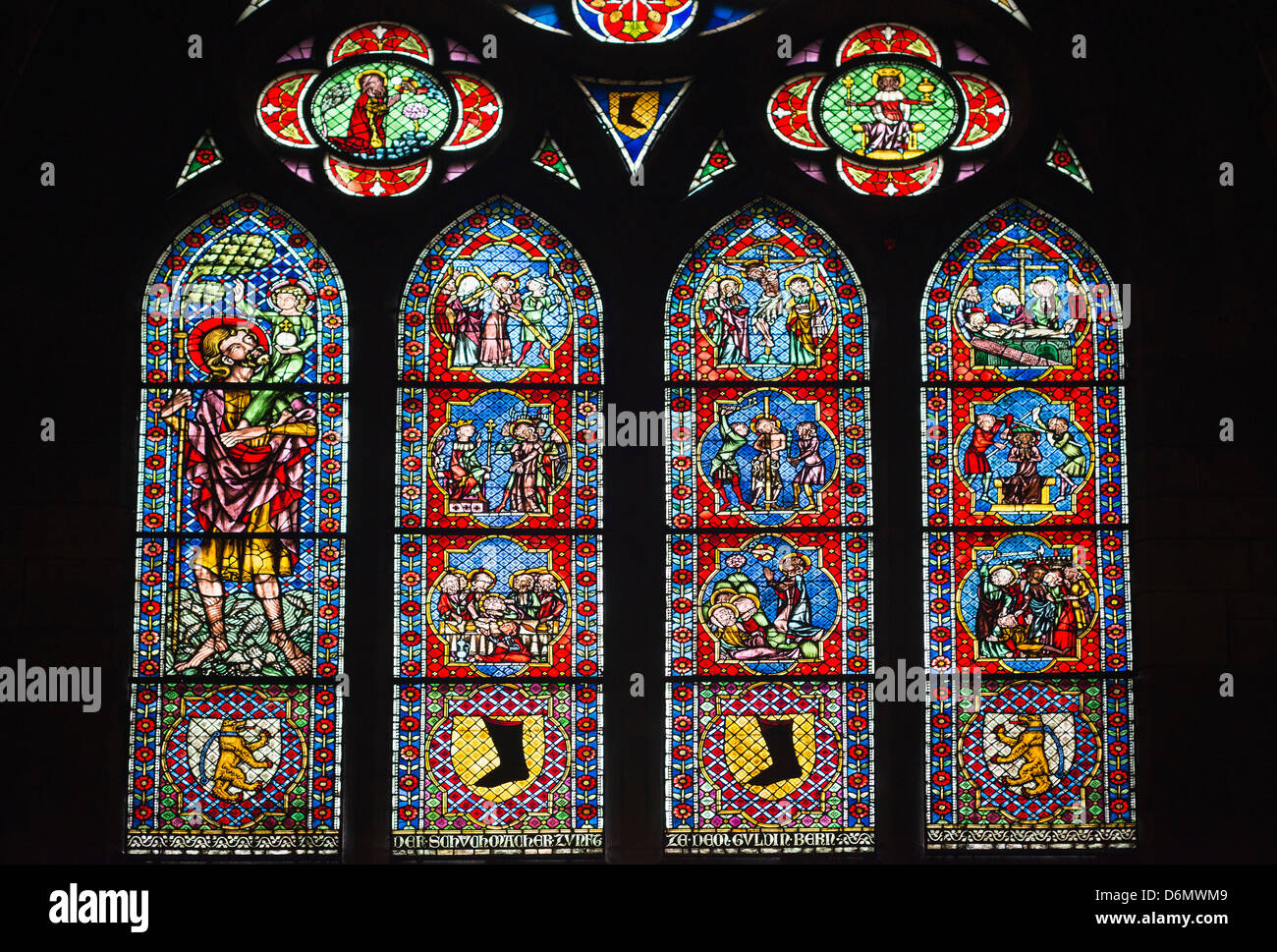 German art artwork glass windows hi-res stock photography and images ...