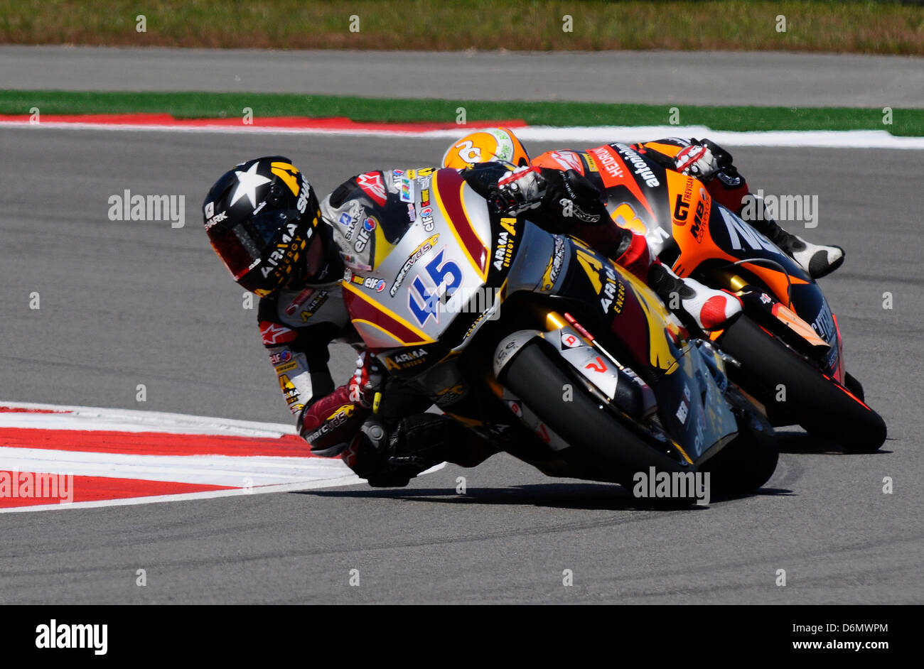 Austin, Texas, USA. 20th April, 2013. Pole winner SCOTT REDDING during ...