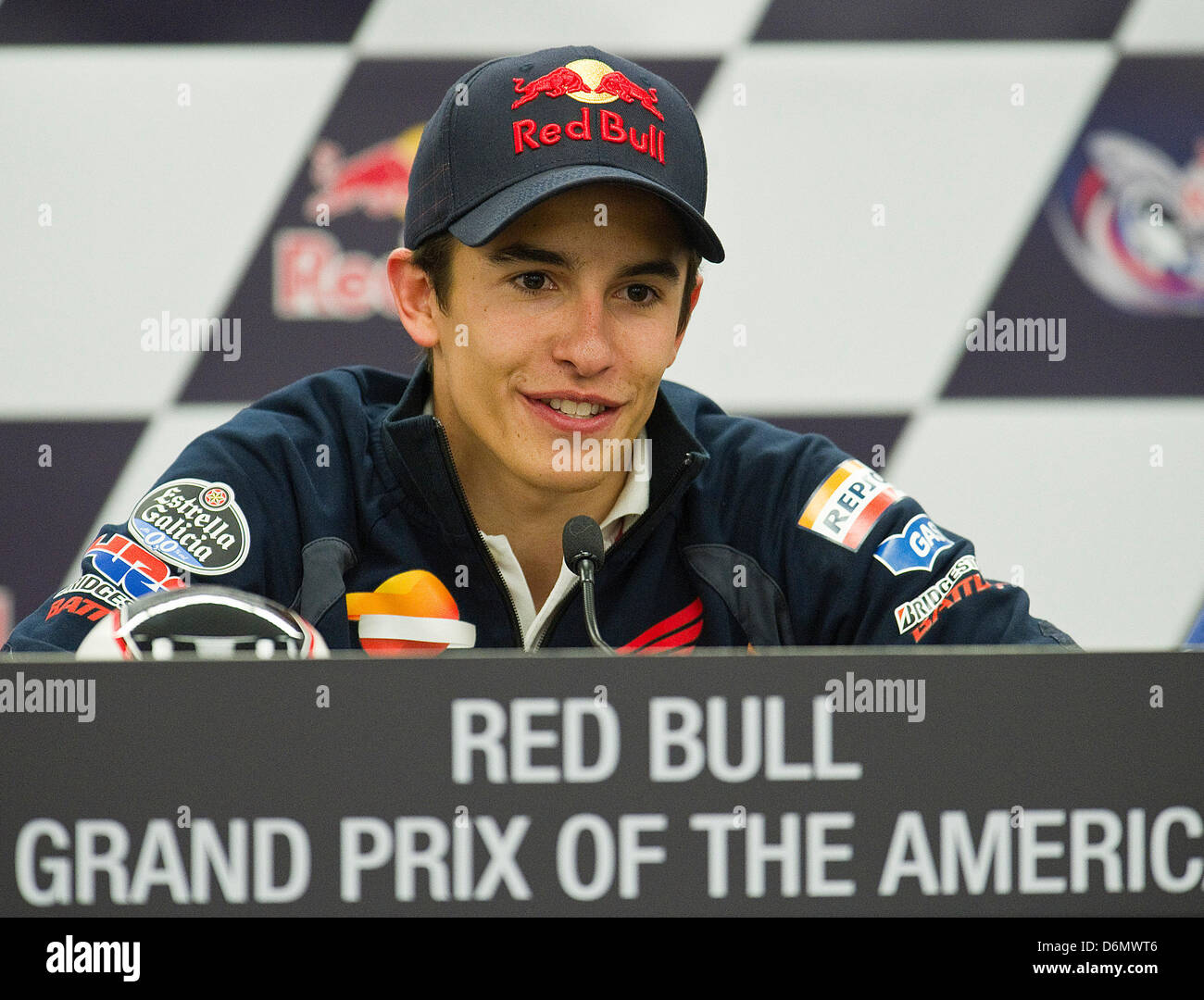 Austin, Texas, USA. 20th April, 2013. Marc Marquez Press Conference ...
